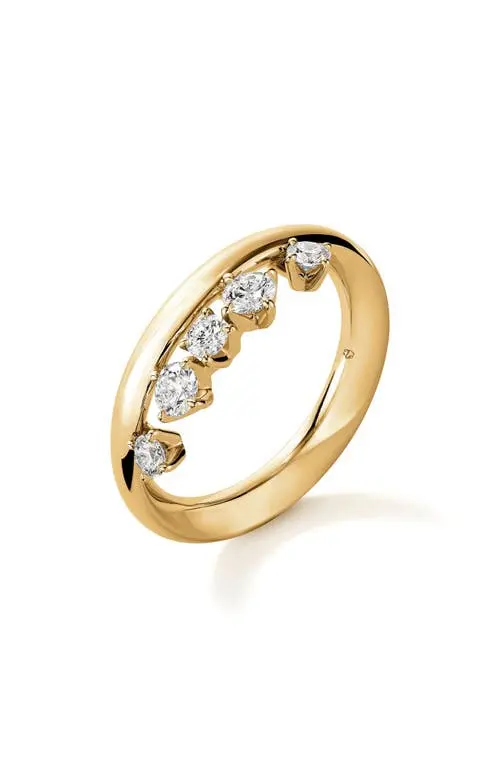 Hearts On Fire Barre Diamond Ring - Yellow Gold/ Diamond