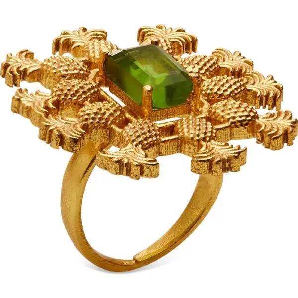 DHWANI BANSAL Dhwani Bhansal Piña Cocktail Ring - Gold Plated