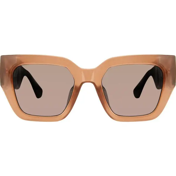 Kurt Geiger 52mm Cat Eye Sunglasses - Butterscotch/burgundy