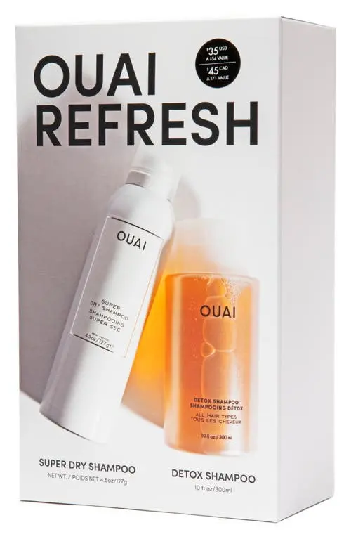 Ouai Super Dry & Detox Shampoo Set $54 Value