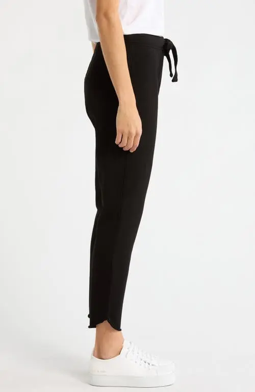 Frank & Eileen Christine Tulip Hem Joggers - Black