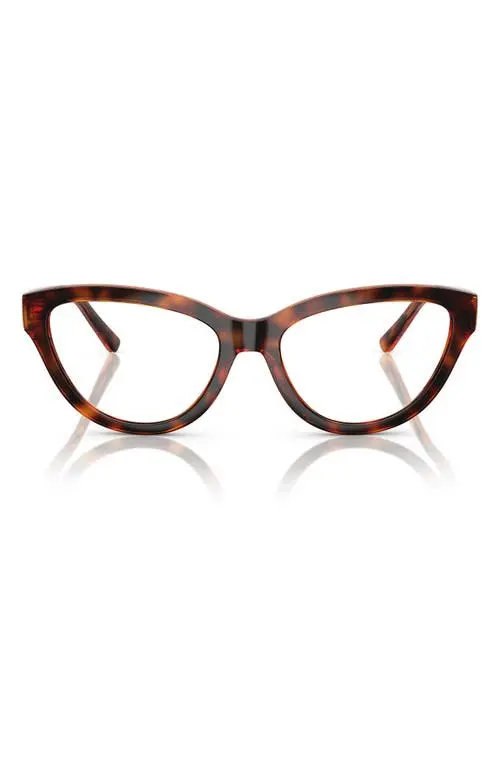 VOGUE 54mm Cat Eye Optical Glasses - Dark Havana