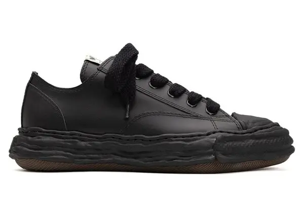 Mihara Yasuhiro Peterson Low Leather Sneakers - Black