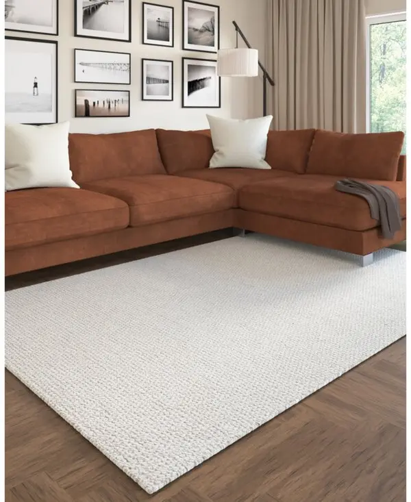 LR HOME Ella Dom-585 Area Rug, 7'9 X 9'9 - Ivory