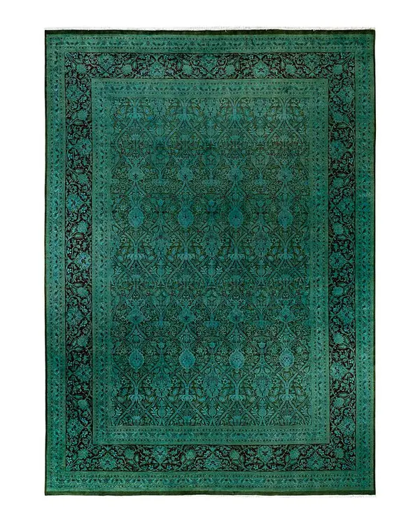 Bloomingdale'S Fine Vibrance M890 Area Rug, 9'10 X 14 - Green