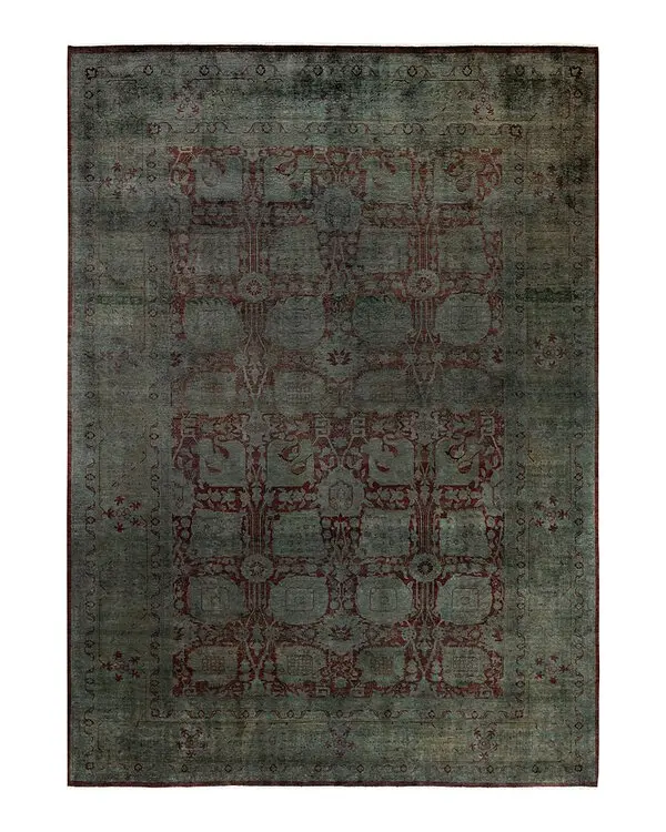 Bloomingdale'S Fine Vibrance M1457 Area Rug, 9' X 12'6 - Red