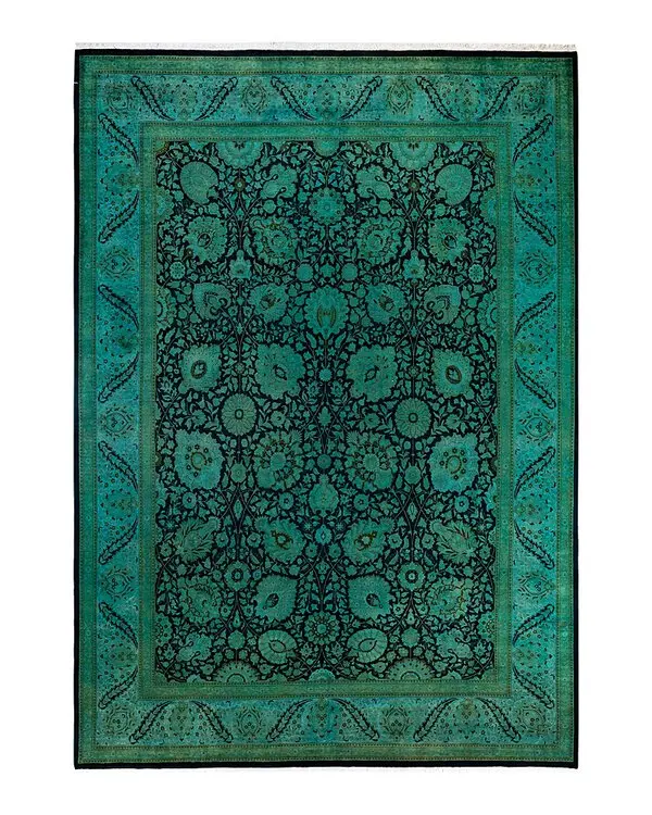 Bloomingdale'S Fine Vibrance M1560 Area Rug, 9' X 12'10 - Black