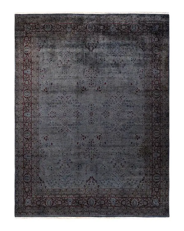 Bloomingdale'S Fine Vibrance M1502 Area Rug, 8'1 X 10'7 - Gray