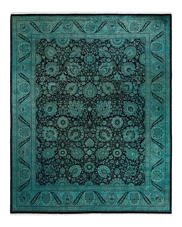 Bloomingdale'S Fine Vibrance M1476 Area Rug, 8'4 X 10'3 - Black