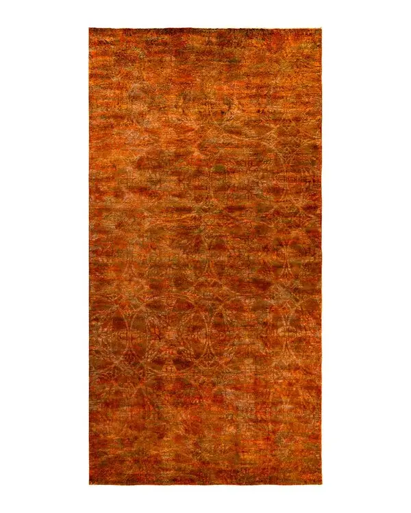 Bloomingdale'S Fine Vibrance M1828 Area Rug, 6'1 X 12'3 - Orange