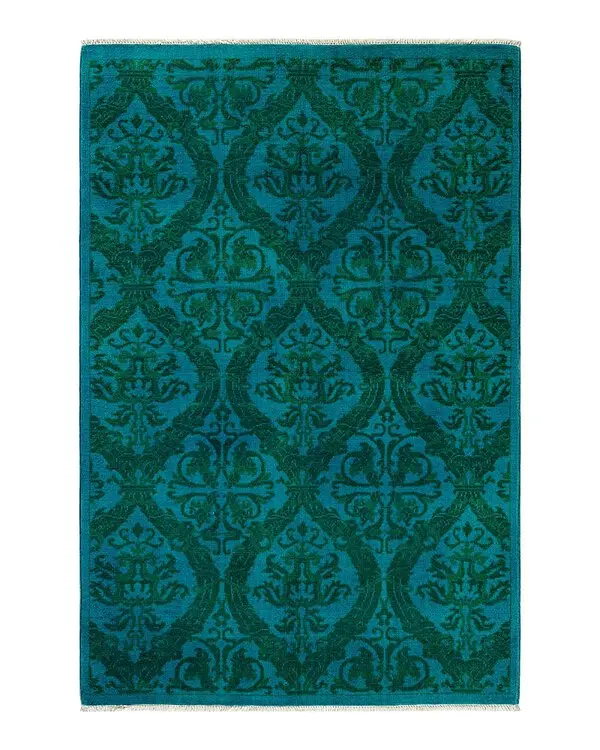 Bloomingdale'S Fine Vibrance M1828 Area Rug, 4'1 X 6'2 - Light/blue