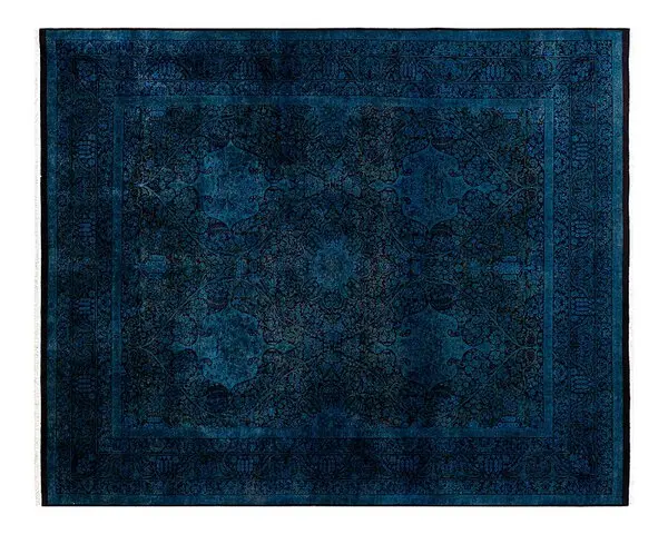 Bloomingdale'S Fine Vibrance M1159 Area Rug, 8'2 X 9'10 - Blue