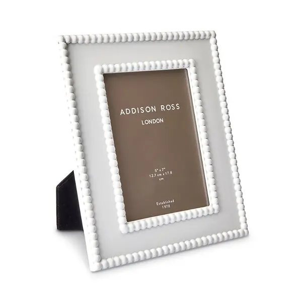 ADDISON ROSS Bobbin Picture Frame, 5 X 7 - White