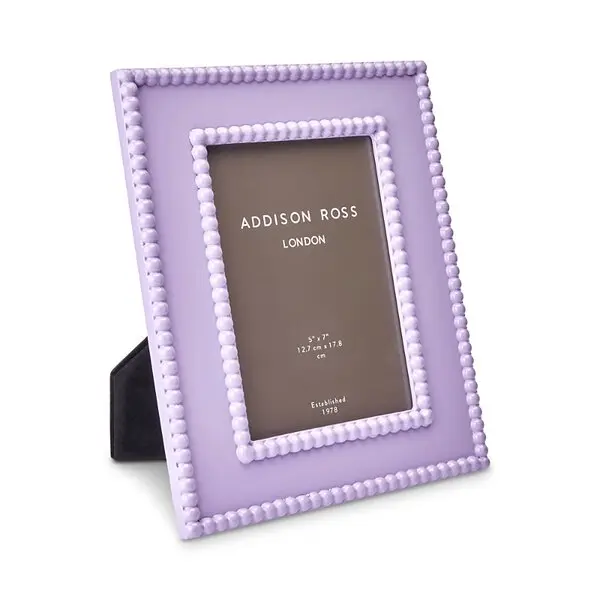 ADDISON ROSS Bobbin Picture Frame, 5 X 7 - Lilac