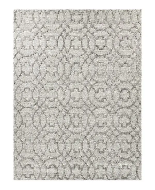 EXQUISITE RUGS Windsor 2448 Area Rug, 6' X 9 - Light/silver