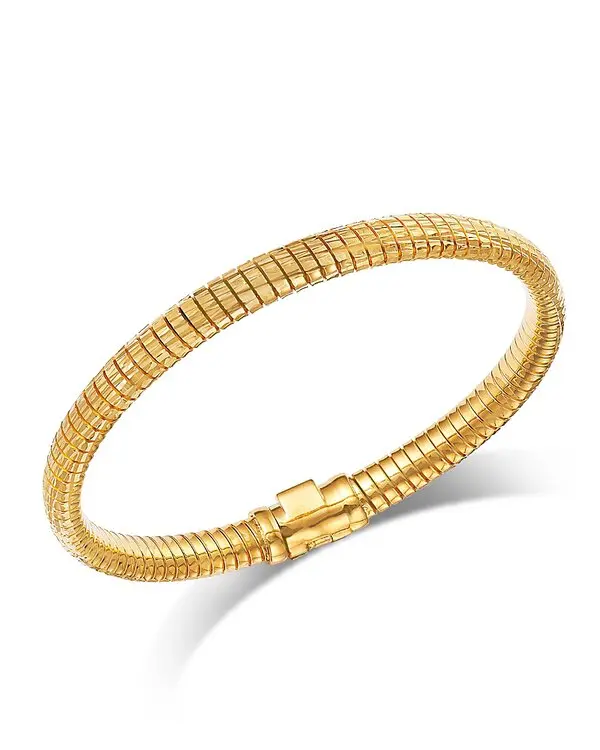 Bloomingdale'S Fine Jewelry 14k Yellow Tubogas Link Bracelet - Gold