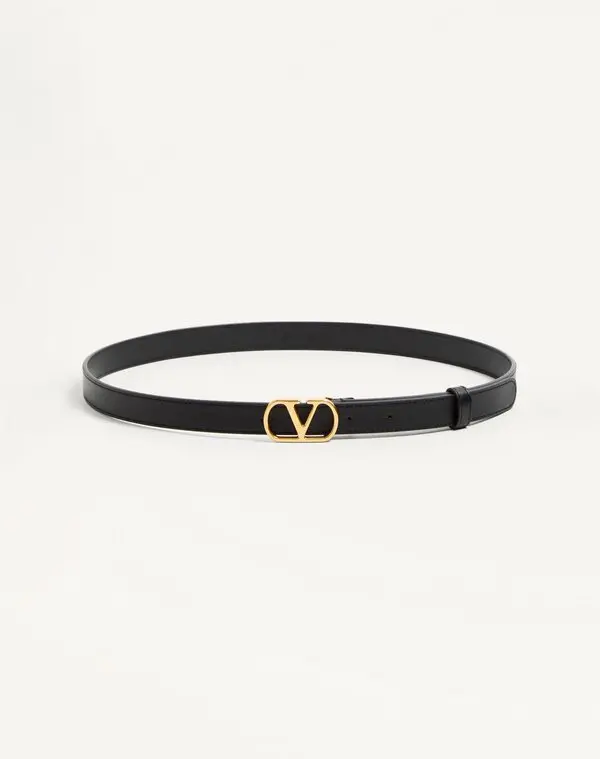 Valentino Garavani Vlogo Signature Belt - Black