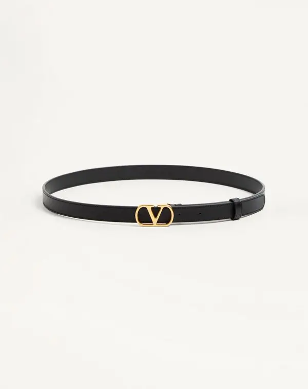 Valentino Garavani Vlogo Signature Belt - Black