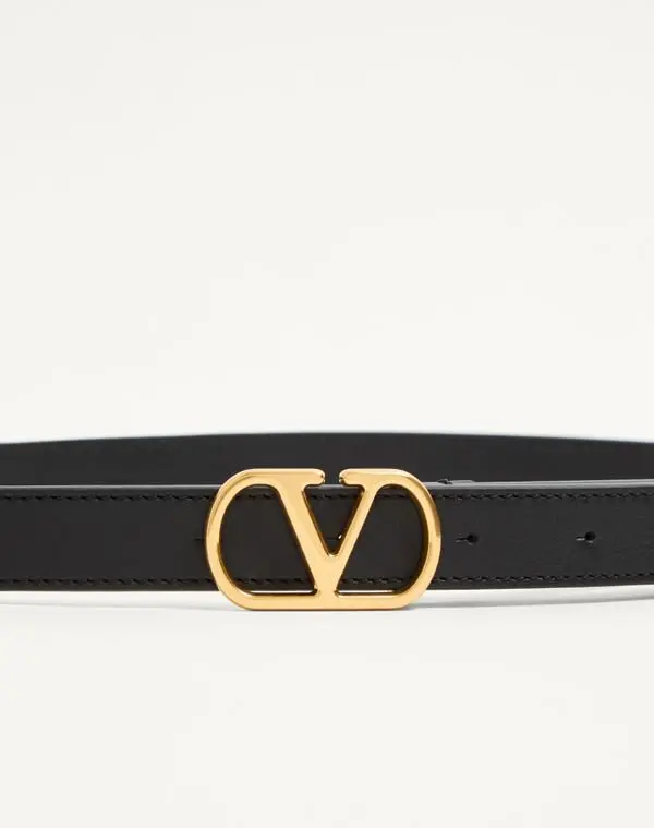 Valentino Garavani Vlogo Signature Belt - Black
