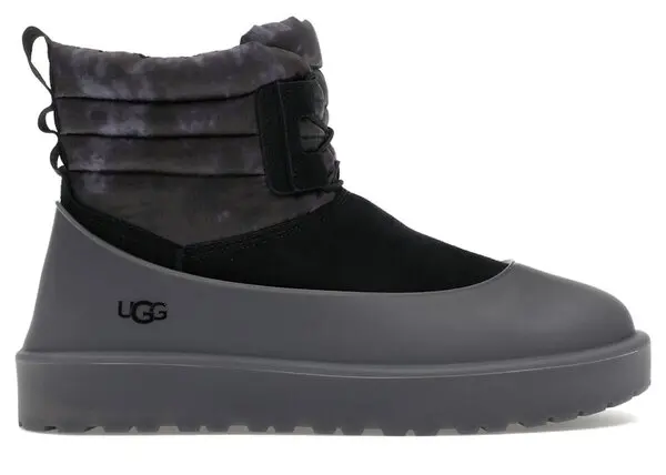 UGG Classic Mini Lace Up Boots - Black