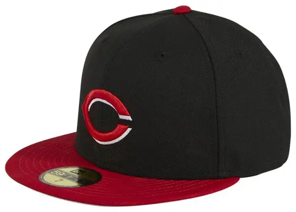 New Era Retro Onfield Cincinnati S Alternate 59fifty Fitted Hat - Black/red