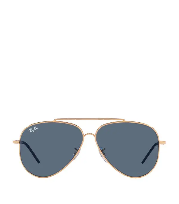 Ray-ban Aviator Sunglasses - Gold