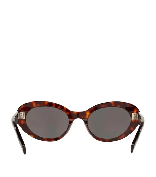 Celine Acetate Oval Sunglasses