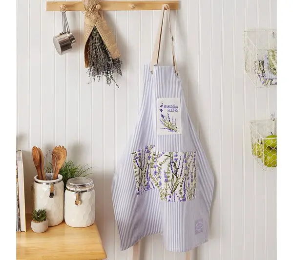 DESIGN IMPORTS Provence Lavender Apron