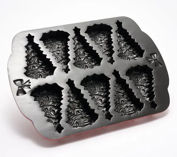 GOOD HOUSEKEEPING Christmas Tree 10-compartment Cakelet Pan