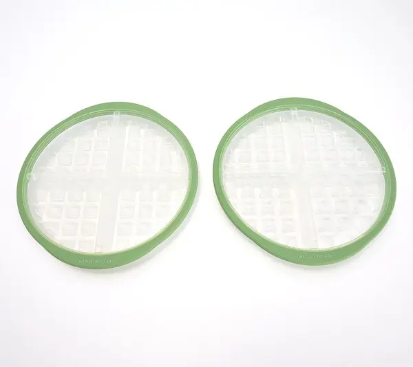 HENNING LEE Look & Cook Set Of 2 Silicone Waffle Pans - One-color