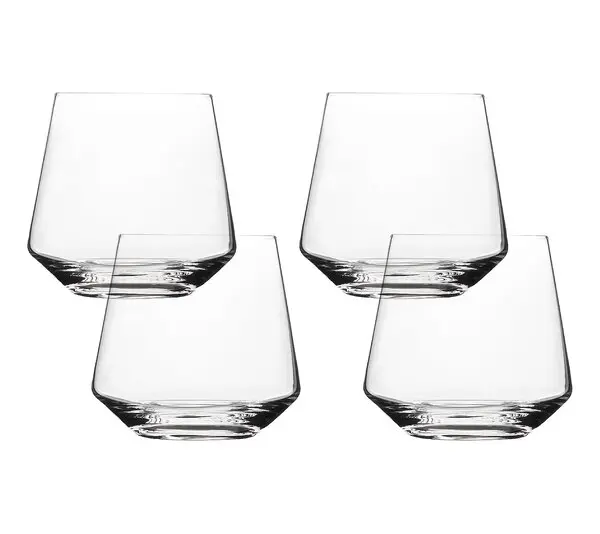 OVERANDBACK Over&back Clear Stemless Mouth-blown Glassware Set Of 4 - One-color