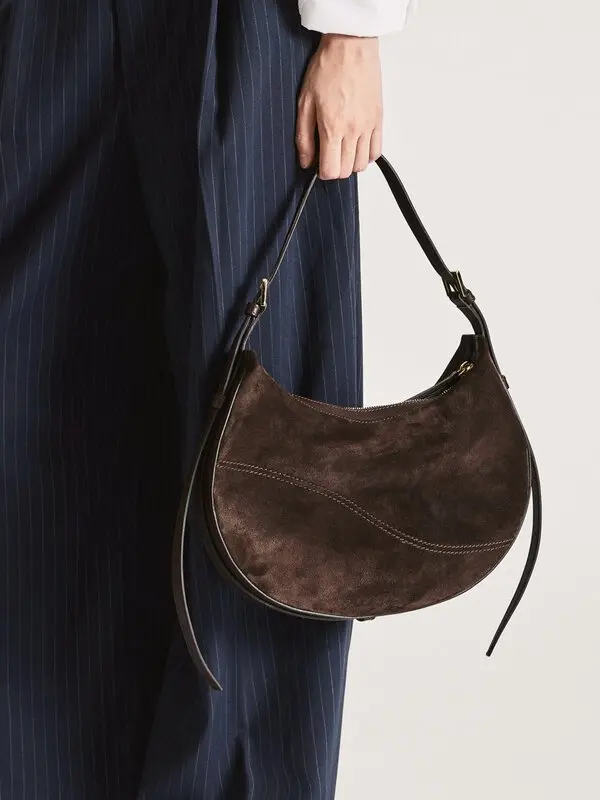 ATP ATELIER Liveri Small Hobo Bag - Walnut