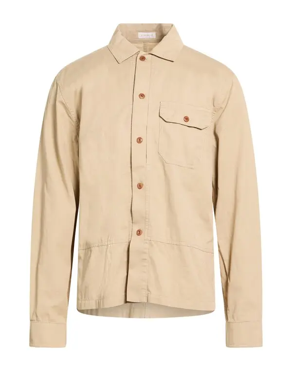 GLANSHIRT By Slowear Jacket Size Cotton - Sand