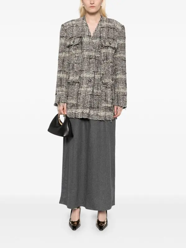 JNBY Wool-cashmere Blend Drawstring Skirt