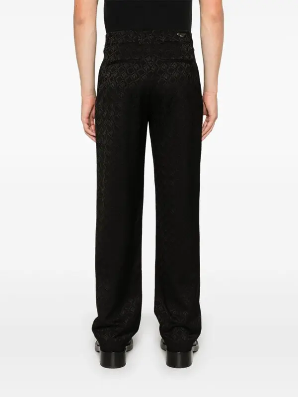MARINE SERRE Moon Diamond-jacquard Trousers