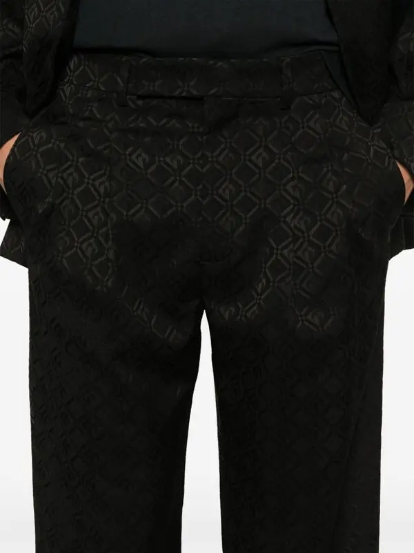 MARINE SERRE Moon Diamond-jacquard Trousers