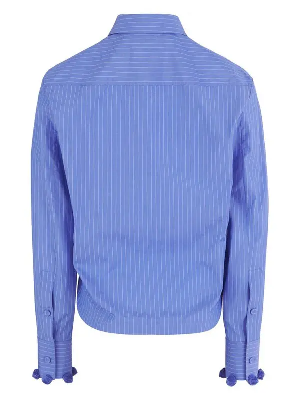 Ports 1961 Pompom Shirt - Blue
