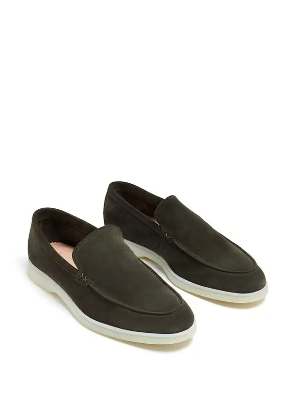 FORSA Suede Loafers - Green