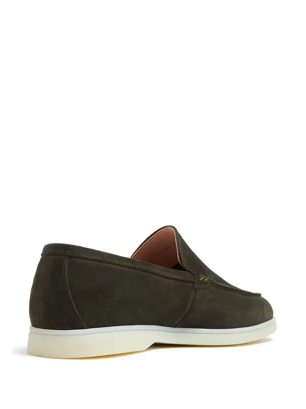 FORSA Suede Loafers - Green