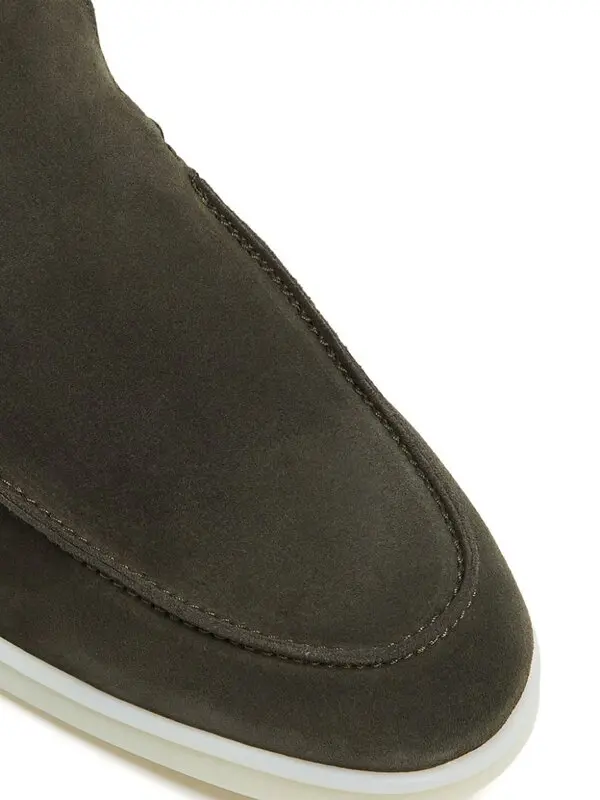 FORSA Suede Loafers - Green