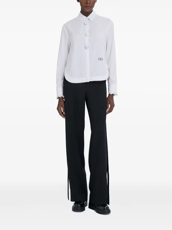 Ports 1961 Pompom Button-down Shirt - White