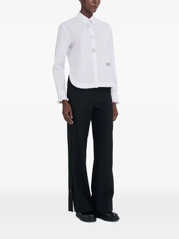 Ports 1961 Pompom Button-down Shirt - White