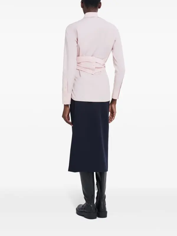 Ports 1961 Wrap Cotton Shirt - Pink