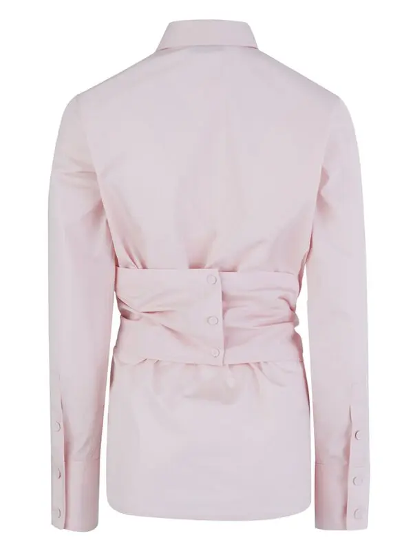 Ports 1961 Wrap Cotton Shirt - Pink