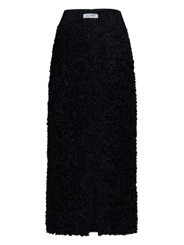 Ports 1961 Bouclé Midi Skirt