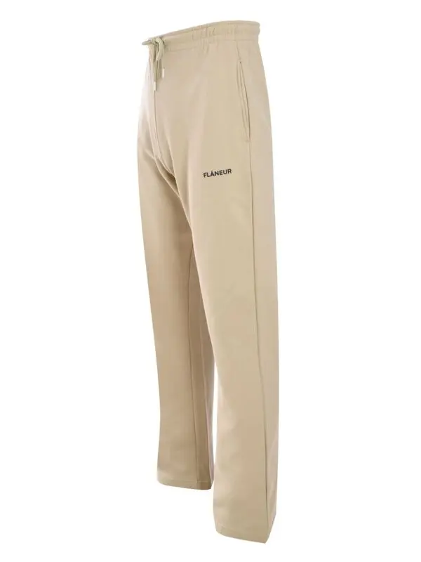 FLANEUR Essential Logo-print Track Pants