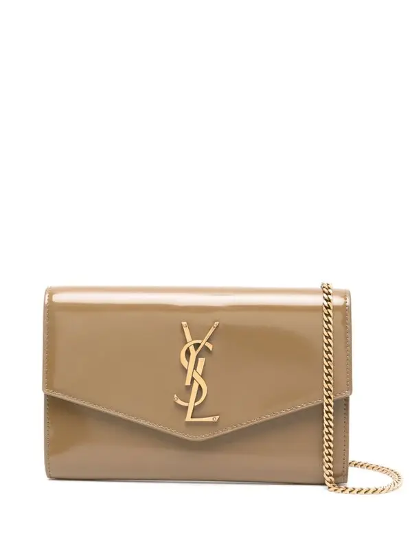 Saint Laurent Uptown Clutch - Brown
