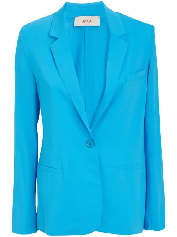 JUCCA Single-button Blazer - Blue