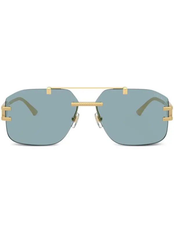 Versace Pilot-frame Sunglasses - Gold