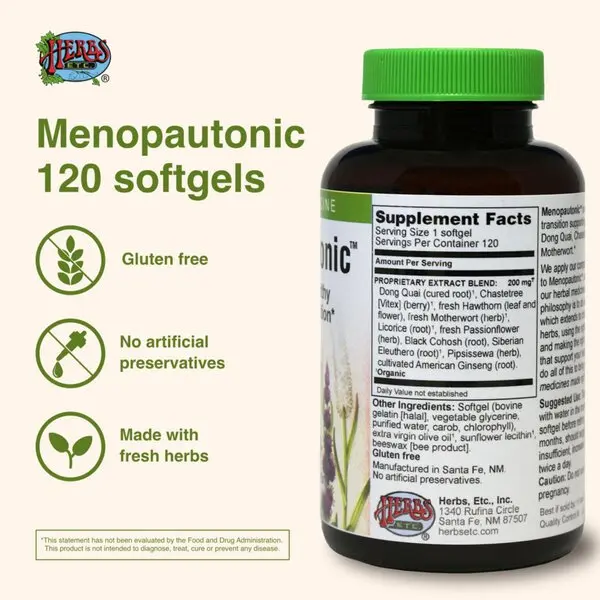 TRACE MINERALS Herbs Etc. Menopautonic